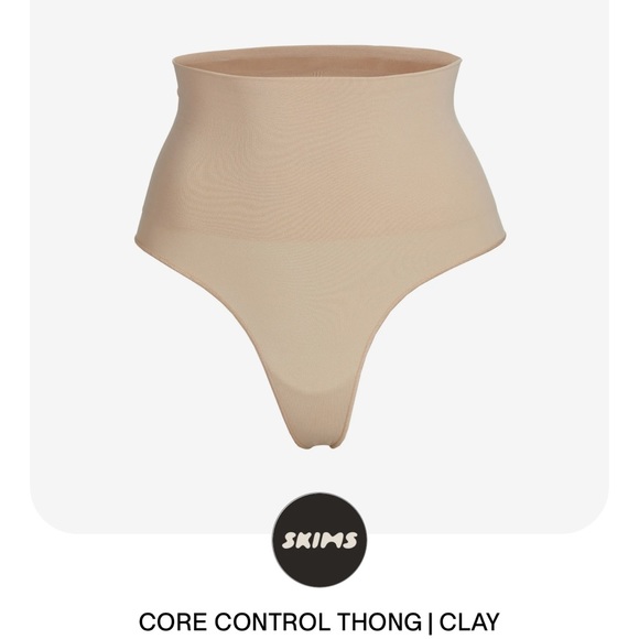 SKIMS | Intimates & Sleepwear | Skims Core Control Thong Nwot | Poshmark
